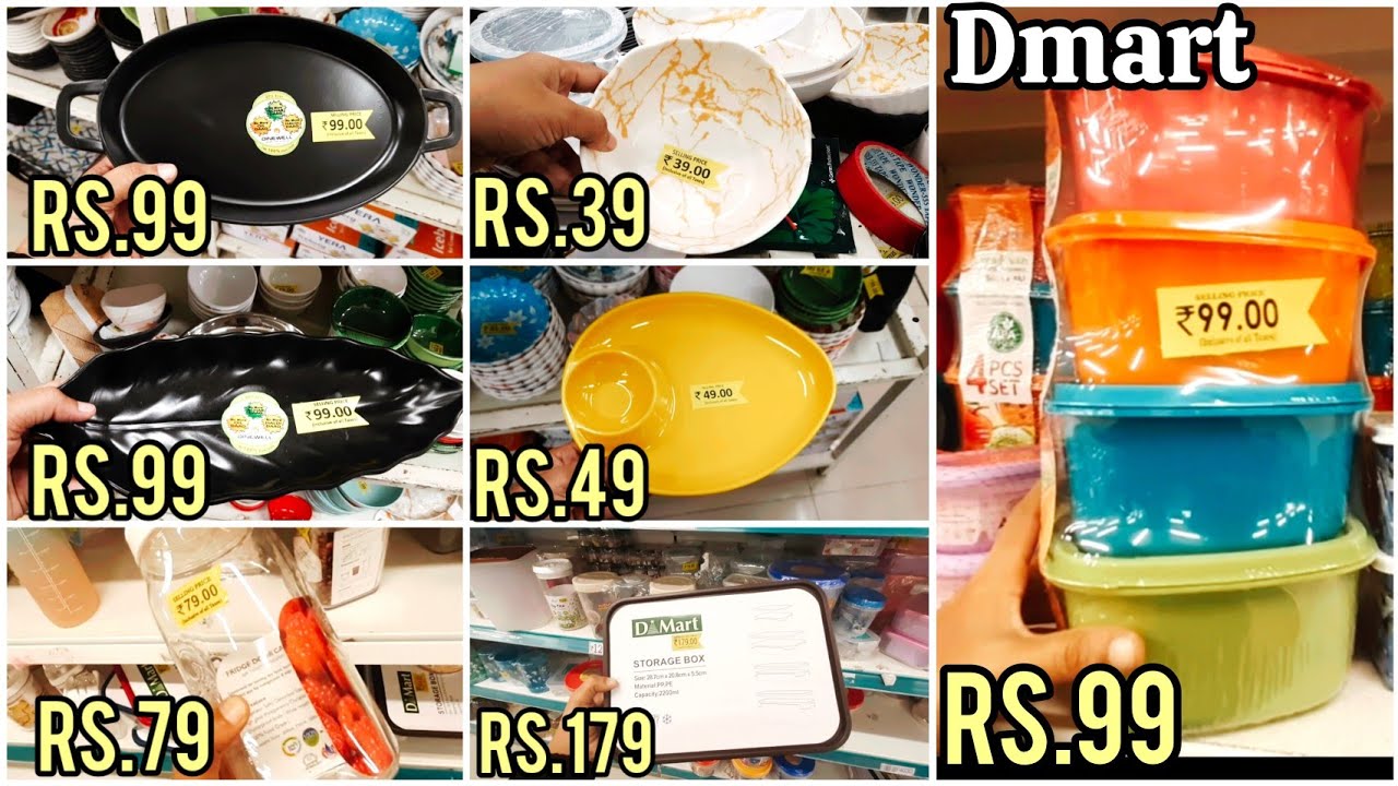🔥Dmart latest offers | New Collections | Plates |cups| Storage ...
