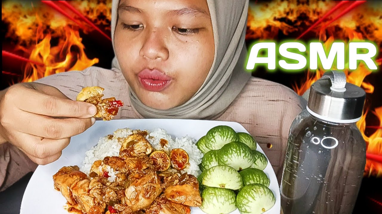 NYOBAIN MASAK AYAM KECAP PEDAS MANIS RASANYA ENAK JUGA|MUKBANG ASMR ...