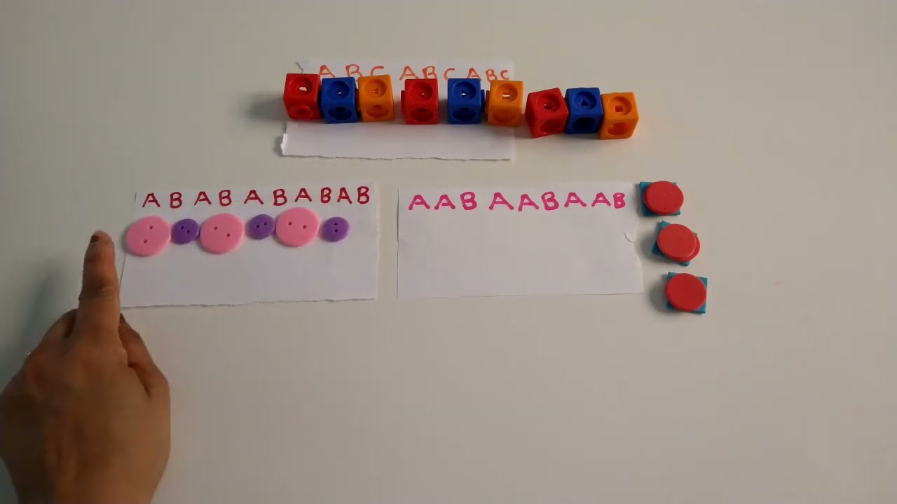 Patterns using Color, Shapes and Size . - YouTube