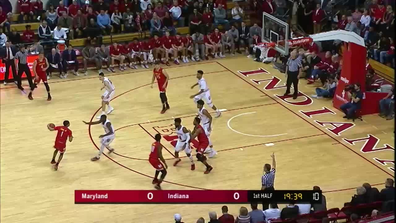 Cowan to Morsell to Open the Game vs. Indiana - YouTube