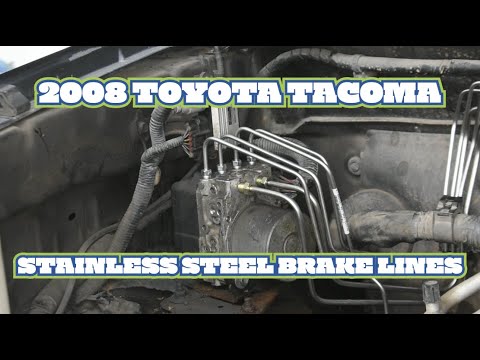 How to Install 2008-2011 Toyota Tacoma Brake Lines - YouTube