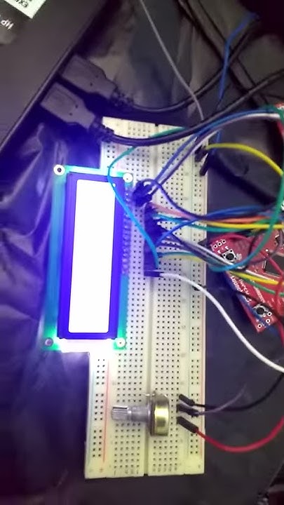 Temperature sensor i2c tiva - YouTube