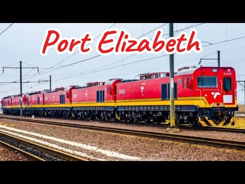 Metrorail Train Entering Port Elizabeth Railway Station, South African ...
