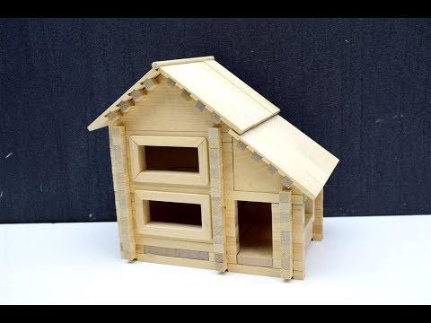 How to Make Wooden House - YouTube