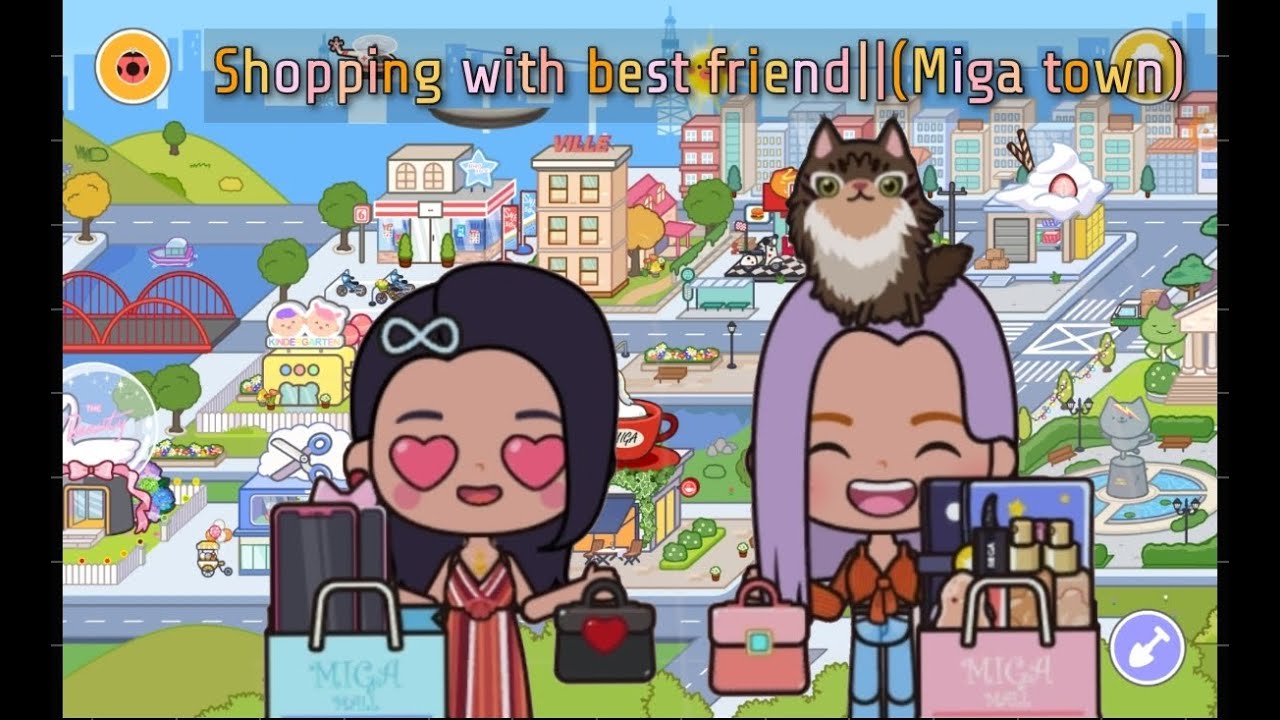 Part 1 of shopping with my best friend miga town||Toca Althea ||Miga ...