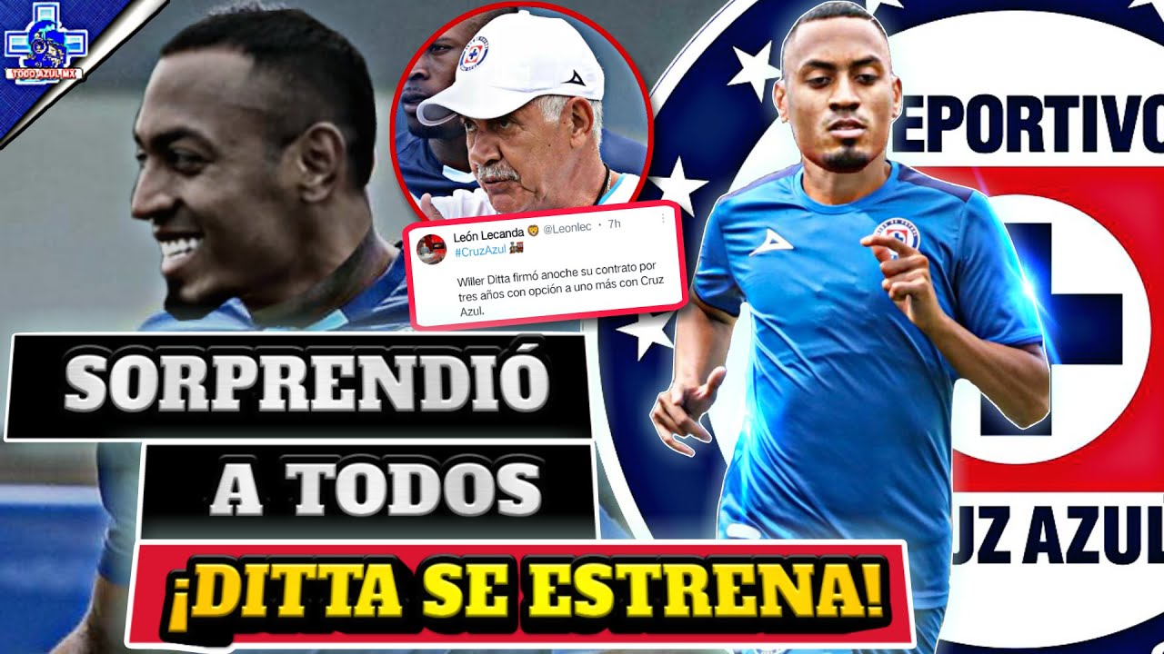 ¡PREPARAN SU DEBUT! DITTA SE ESTRENA EN LOS ENTRENAMIENTOS - CRUZ AZUL ...