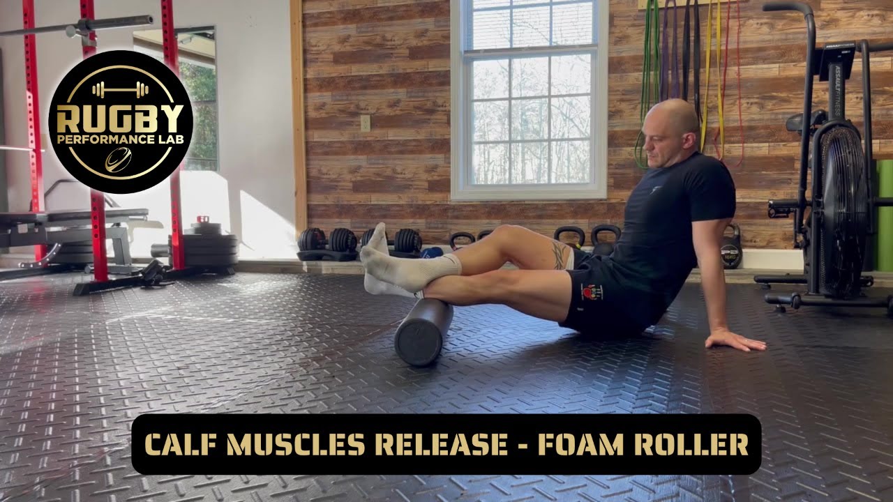 Calf Muscles Release with Foam Roller - Exercise Library #fitness - YouTube