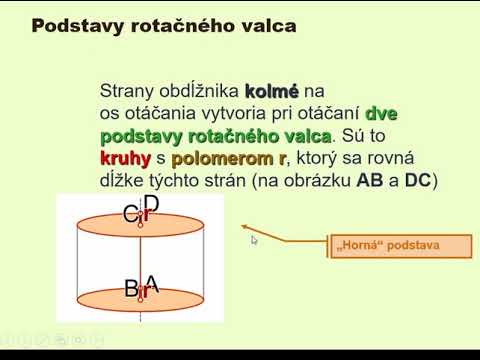 rotačný valec - základné pojmy - YouTube