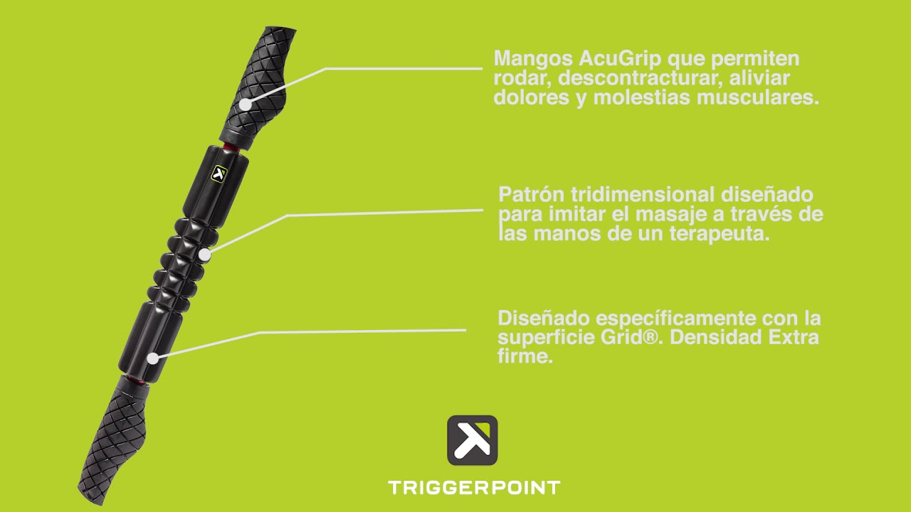 Grid Stk X Foam Roller Negro Trigger Point - YouTube