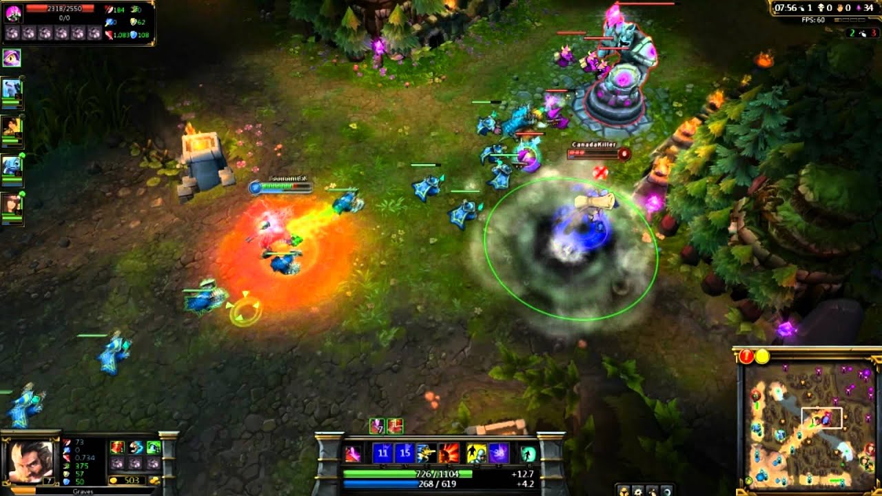 League of Legends - Tear Gas Graves MID - YouTube