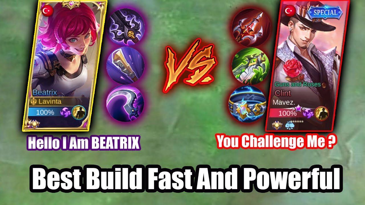 Beatrix Best Nibiru Build Fast And Powerful | Solo Lane Beatrix Vs ...