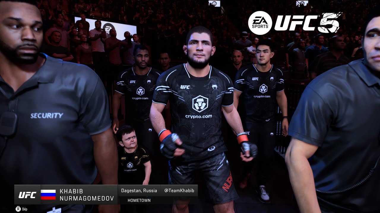 UFC 5 - Hasbulla ENTRANCE With Khabib! - YouTube