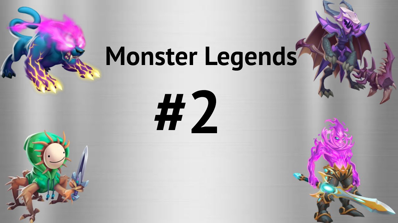 Monster Legends #2 - Beating Level 55 Mini Boss + Level Up - YouTube