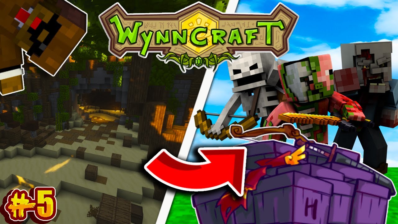 EXPLORING CAVES | MINECRAFT MMORPG | WYNNCRAFT | [5] - YouTube