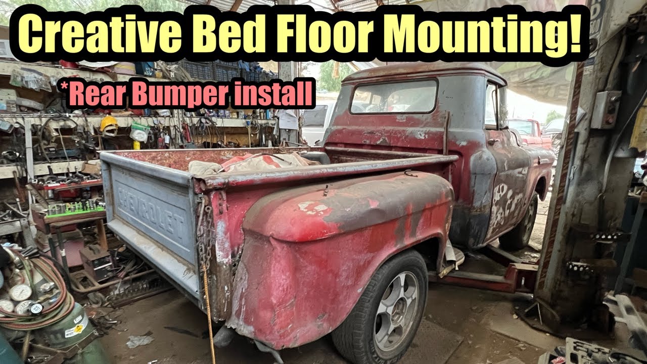58 Apache Bed and Rear Bumper Mount Pt. 1 | Trailblazer Chassis swap ...