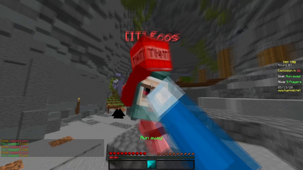 eating candys on tnt tag - YouTube