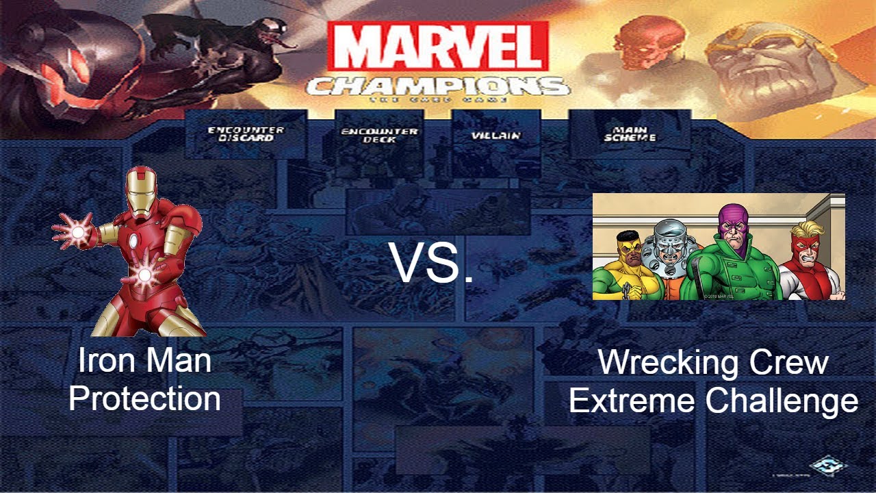 Marvel Champions LCG Playthrough: Iron Man Vs. Extreme Challenge ...