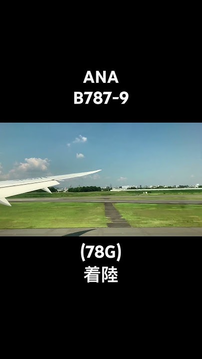 【着陸】ANA B787-9(78G)伊丹空港着陸#ANA #78G #着陸 #伊丹 - YouTube