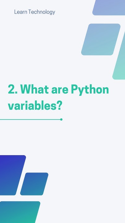 Python Variables | Python interview questions | #pythontutorial #interview #variables - YouTube
