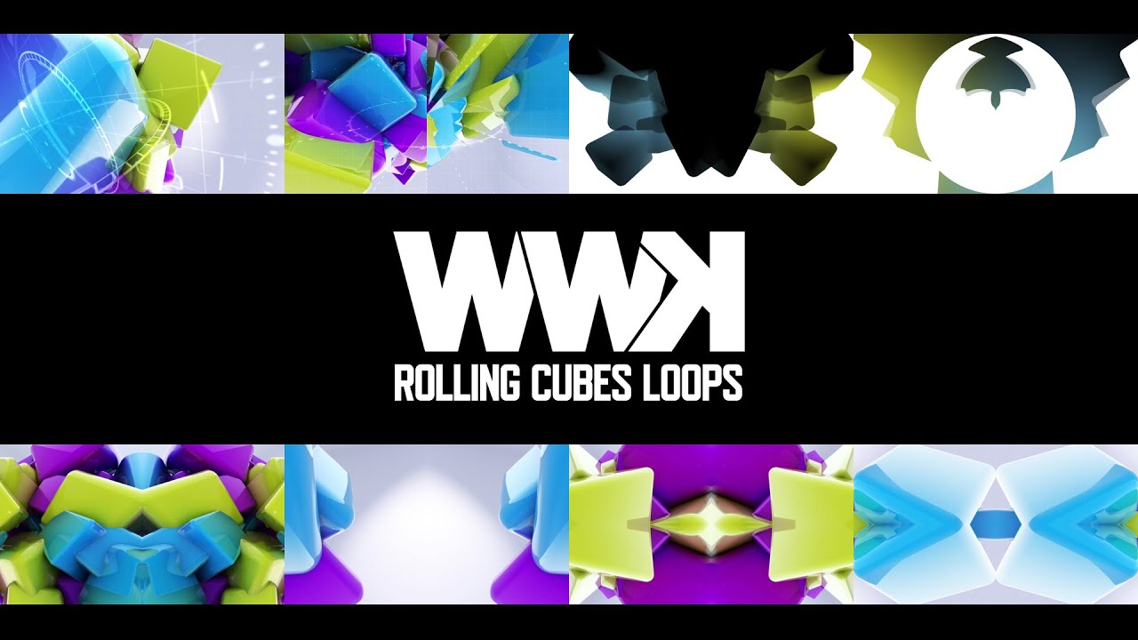 Rolling Cubes Seamless Loop Samples - YouTube