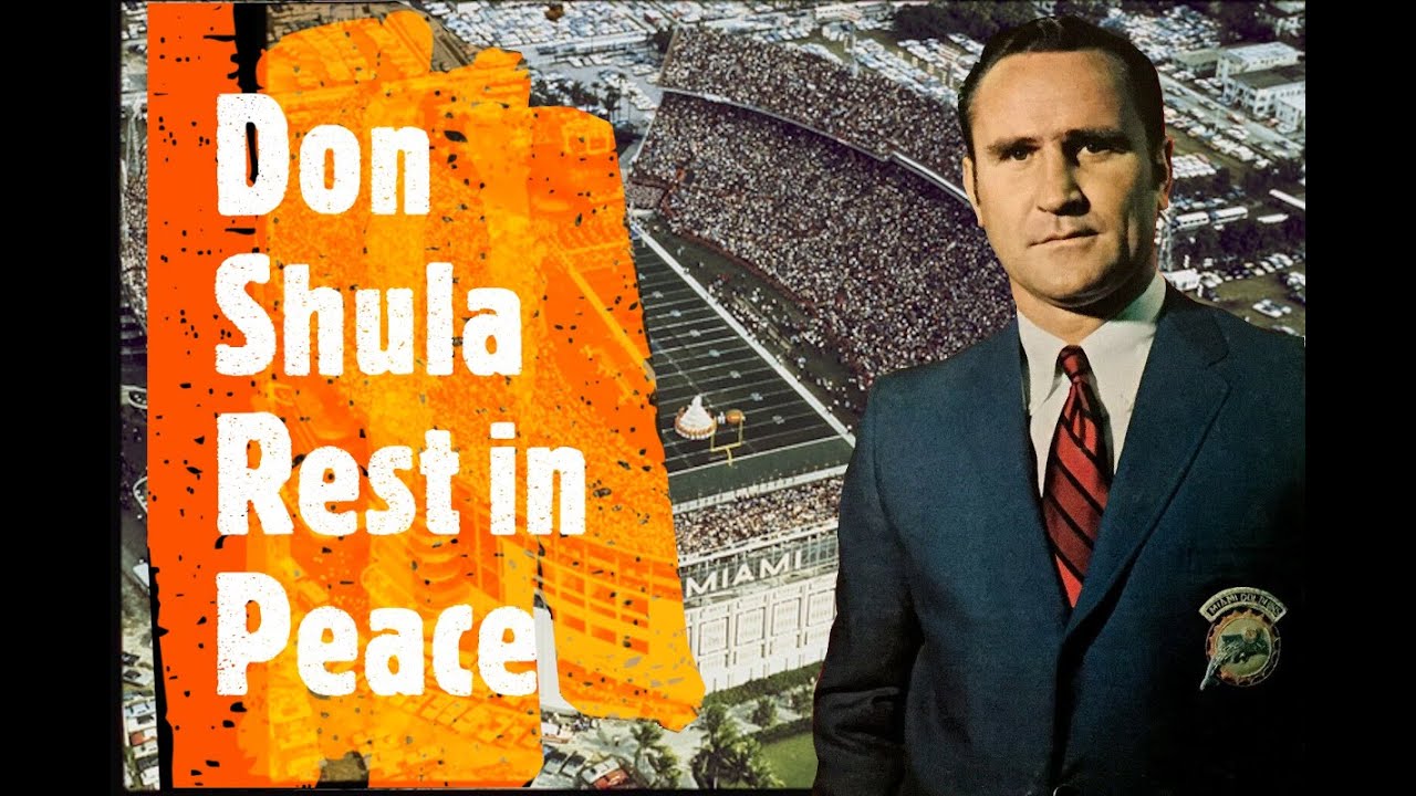 Former NFL head Coach and Hall of Famer Don Shula passed away at the ...