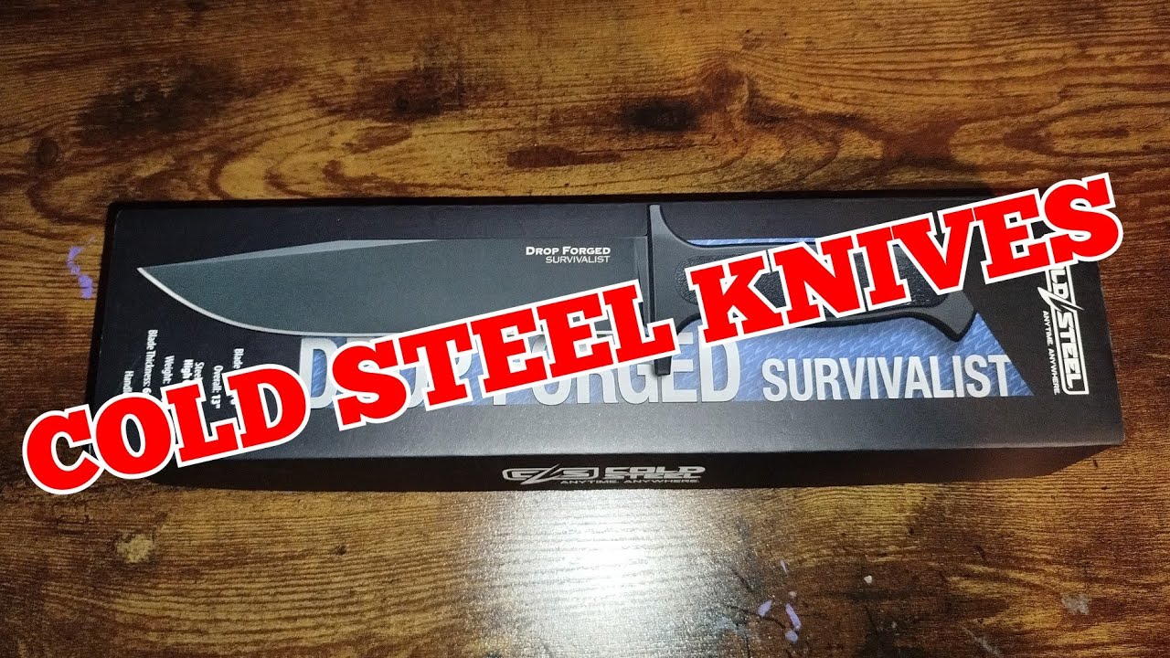 COLD STEEL KNIVES /UNBOXING. THE DROP FORGED SURVIVALIST - YouTube