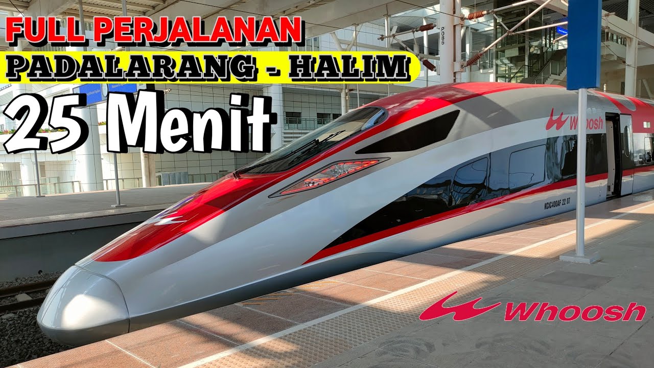 MELIHAT PEMANDANGAN ALAM KETIKA NAIK KERETA CEPAT WHOOSH ! | Full ...