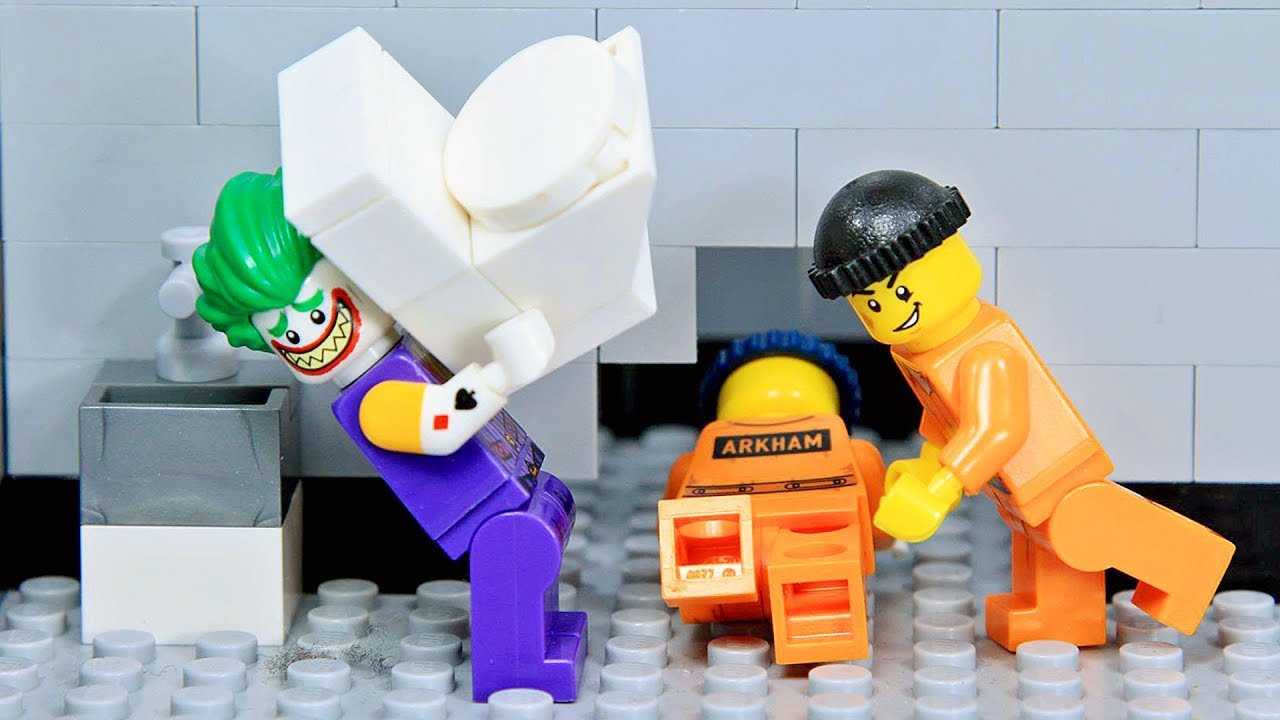 Lego Batman Prison Break: Prison Break To Bank Robbery - YouTube