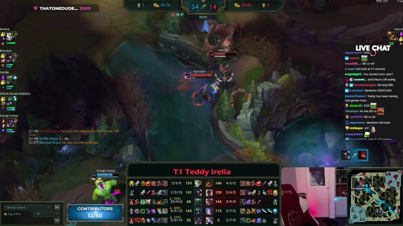 Fed Pyke in T1 Teddys match - YouTube