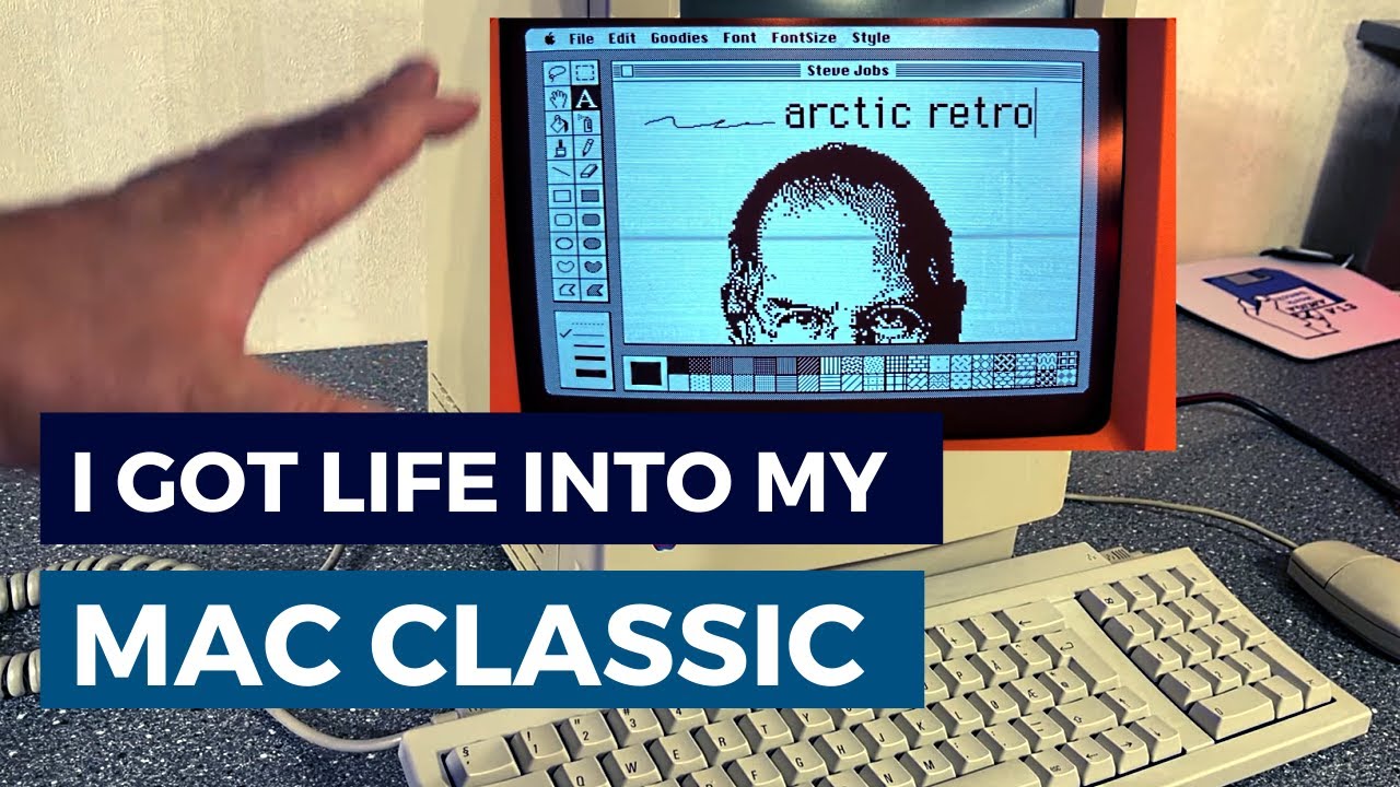 #marchintosh I got life into my Macintosh Classic from 1990! - YouTube