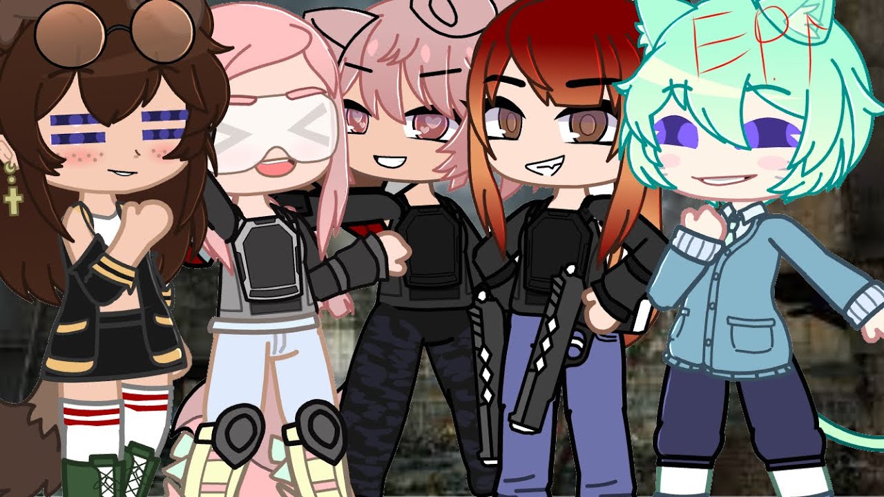 5 girls in a zombie apocalypse || Episode. 1 || gacha club || gcmv ...