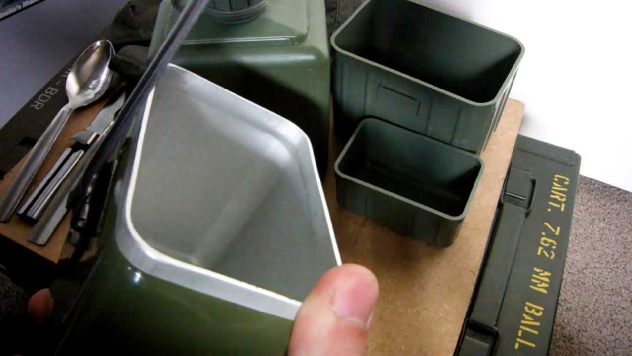 yugoslavian 8 pc mess kit - YouTube