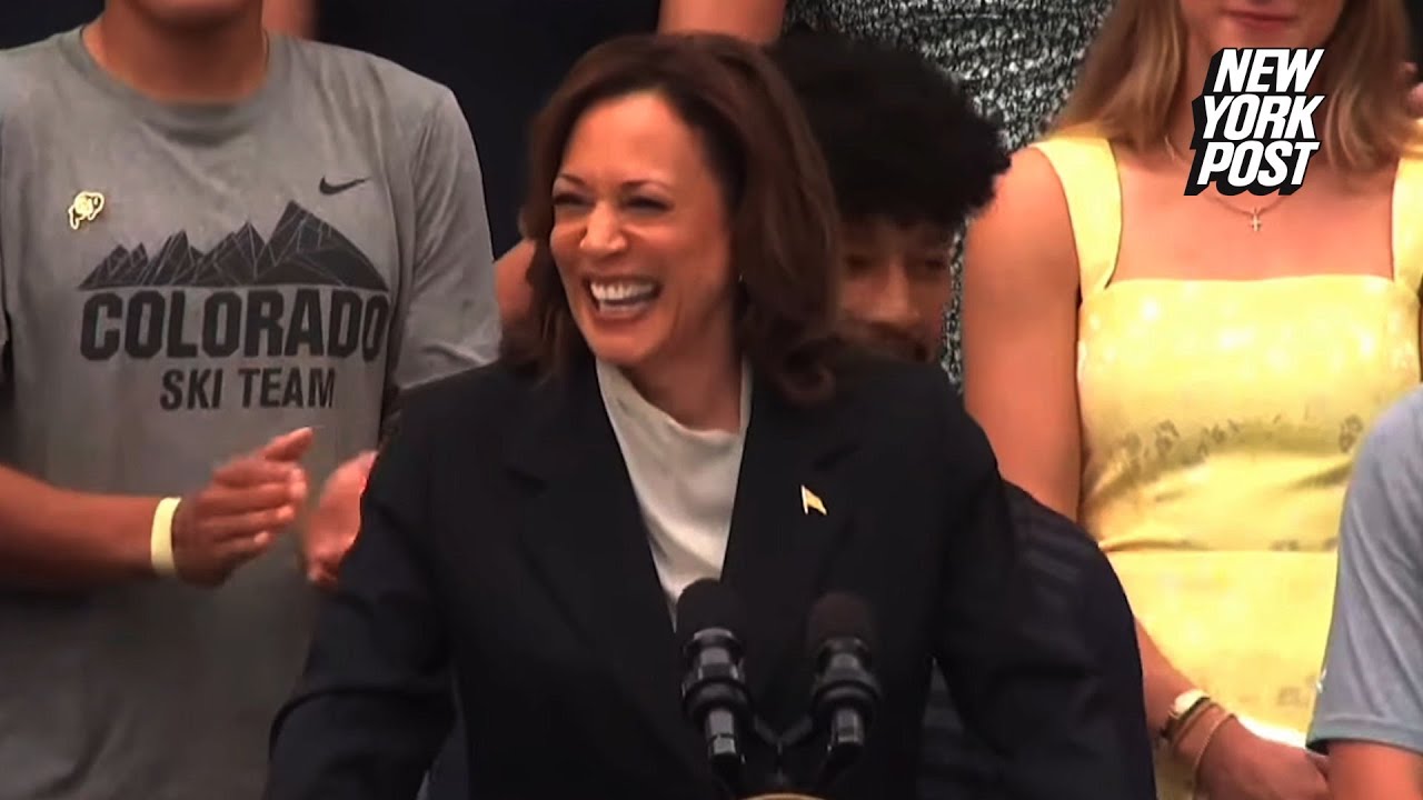 Kamala Harris makes first public appearance since Biden ended his ...