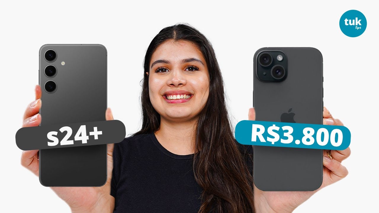 Galaxy s24+ vs IPhone 15 Qual é o melhor? Qual devo COMPRAR em 2025? comparativo - YouTube