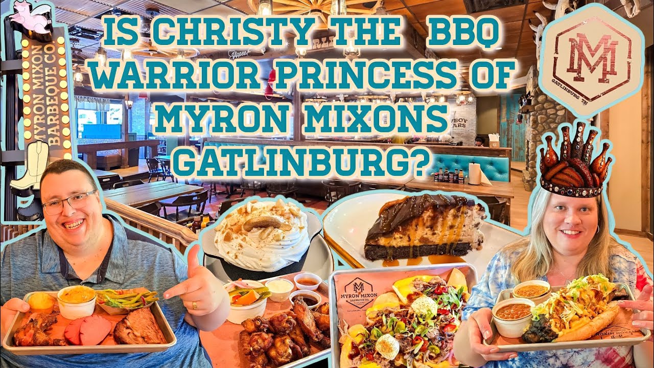 BRAND NEW! MYRON MIXON BBQ IN GATLINBURG TENNESSEE! FULL MENU REVIEW ...