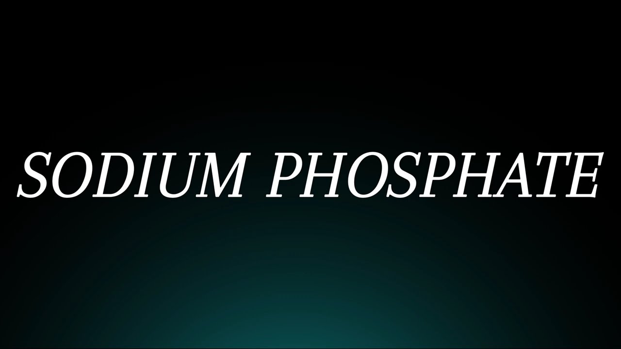 Learn How to Pronounce 'Sodium Phosphate'! Correctly (Chemical ...
