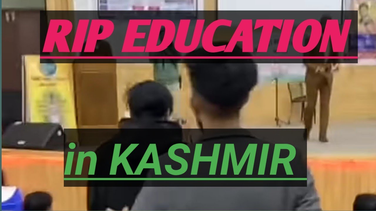 RIP Education system in kashmir | kashmiri education | #education # ...