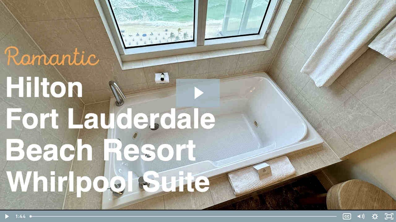 Hilton Fort Lauderdale Beach Resort: Romantic Oceanview Jetted Tub ...
