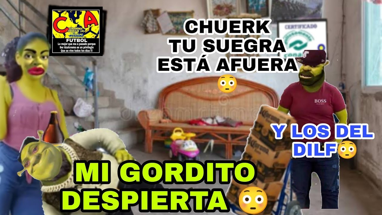 Shrek Buchon Fiona se escapa con el pelos de maruchan ep12 - YouTube