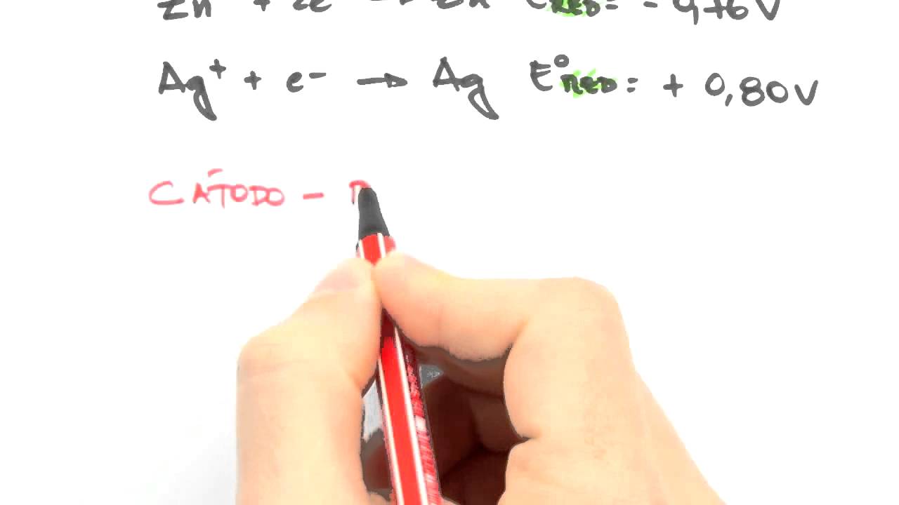 Me Salva! ELQ05 - Eletroquímica: Cálculo da DDP de uma pilha - YouTube