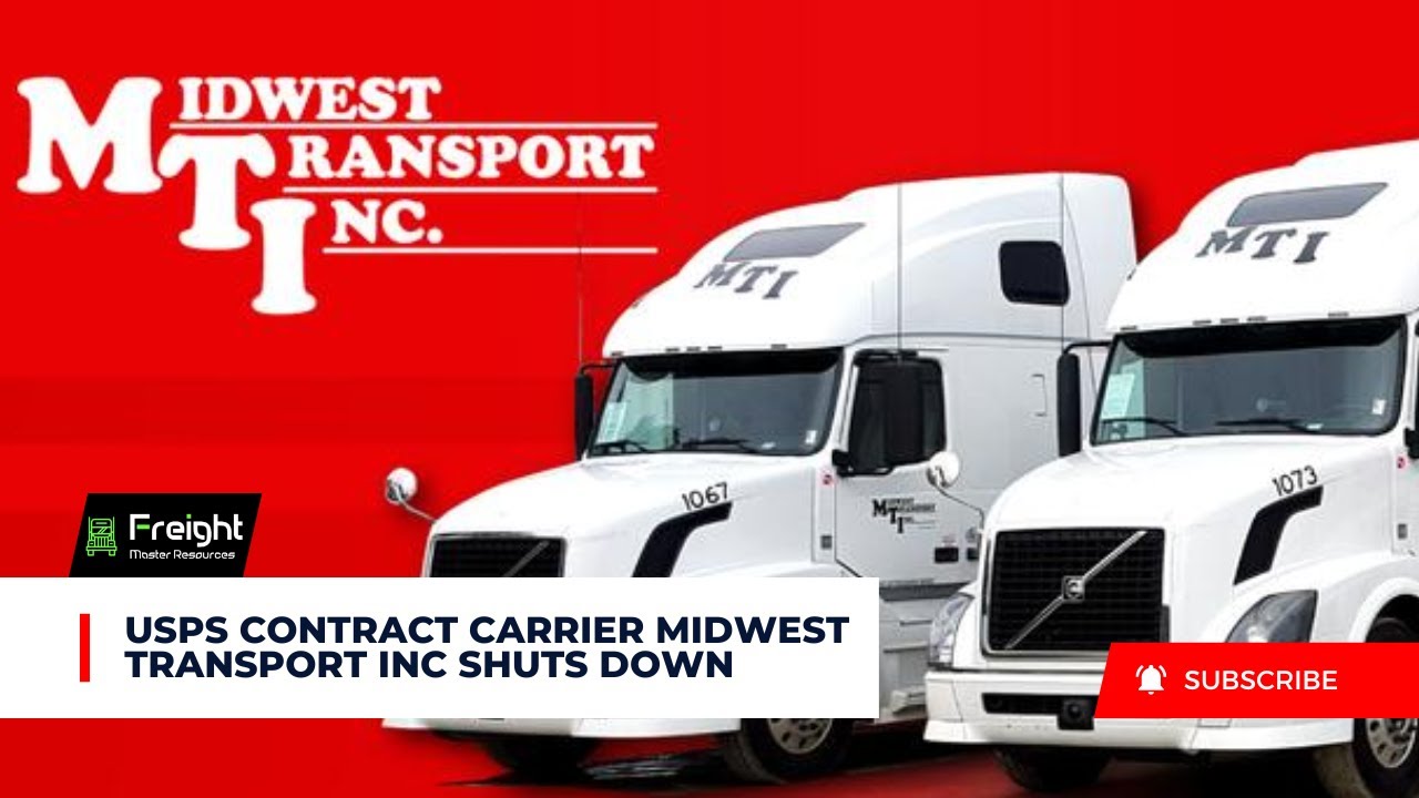 USPS Contract Carrier Midwest Transport Inc Shuts Down - YouTube