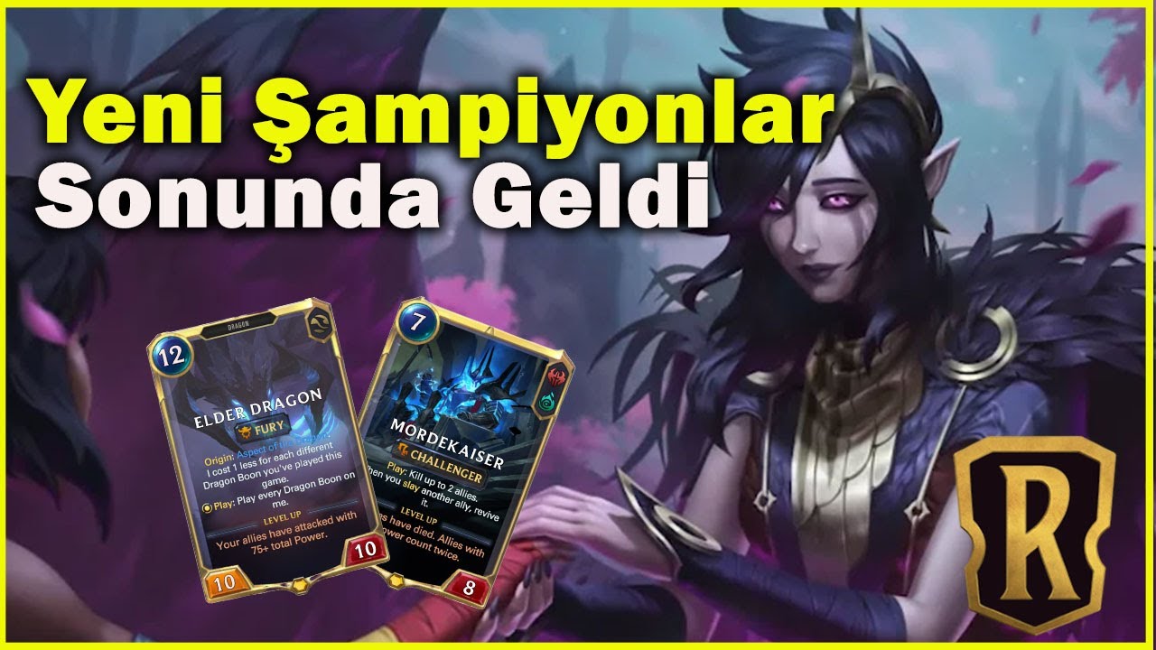 Yeni Kartlardan Morgana Ve Mordekaiser Efsane Legends Of Runeterra