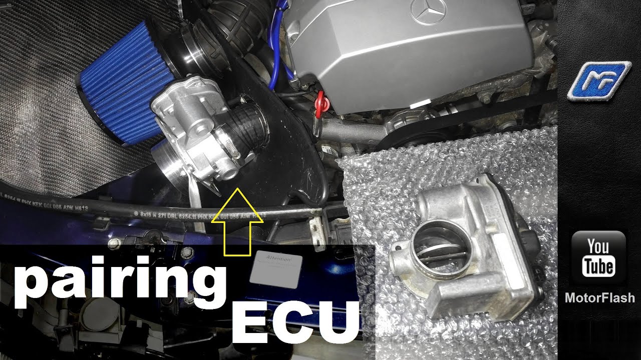 Pairing by-pass Valve air Flap with ECU - Mercedes M111 with Kompressor ...