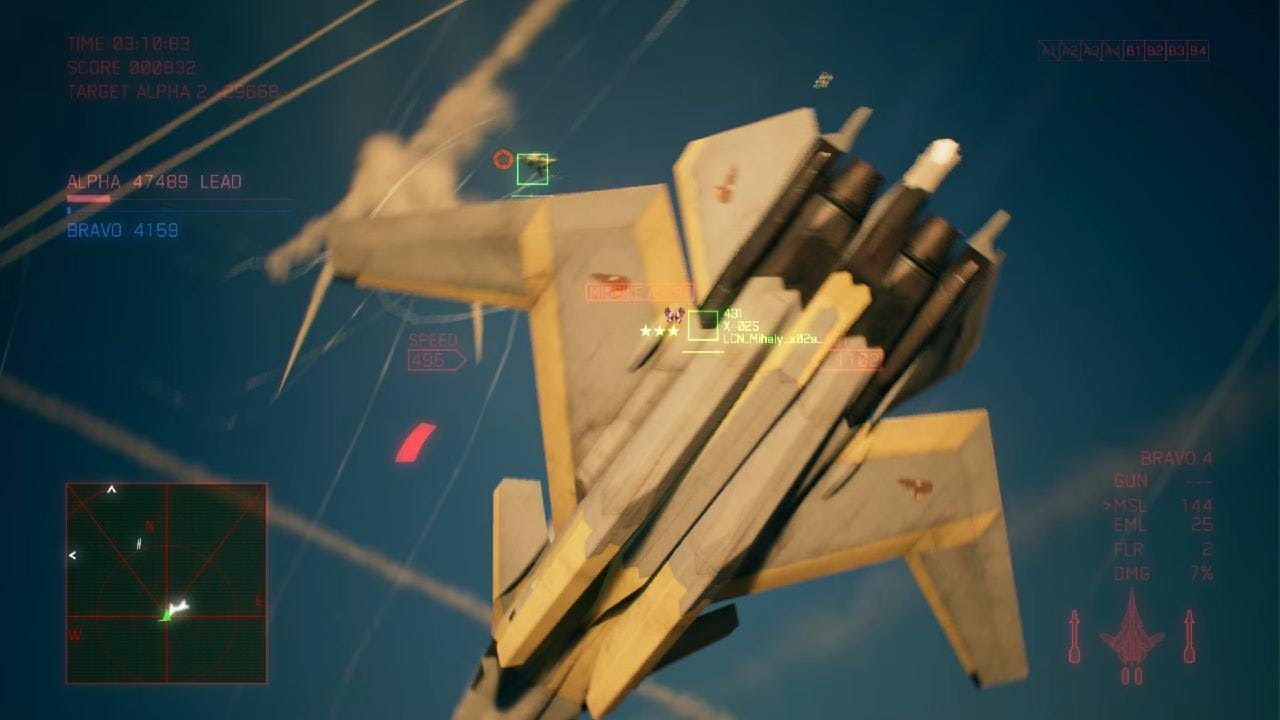 ACE COMBAT 7: Double EML kill, still need way more practice - YouTube