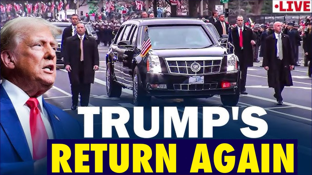 🔴 DONALD TRUMP IS BACK IN THE WHITE HOUSE AND THIS HAPPENED... - YouTube