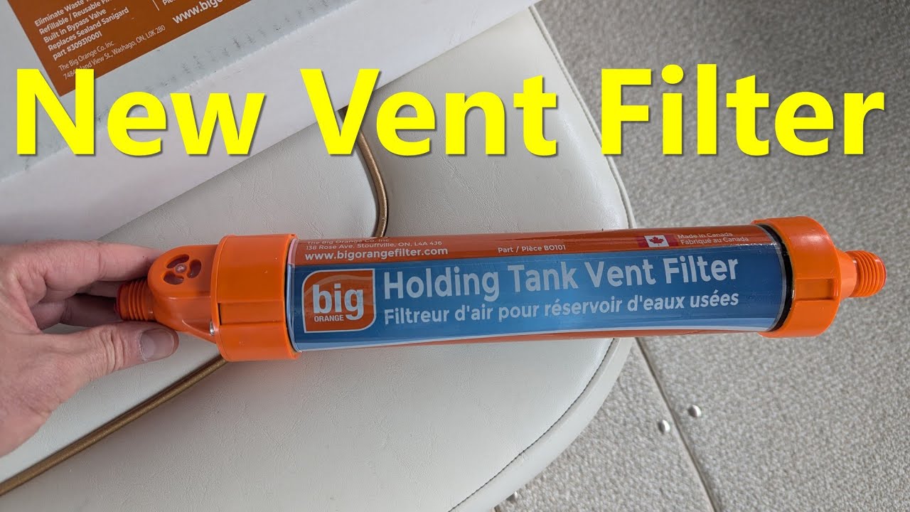 Installing Holding Tank Vent Filter - Sea Ray Boat - YouTube