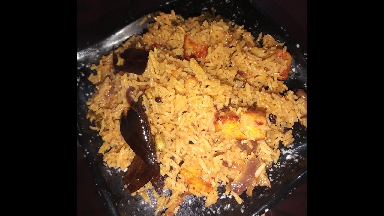 Paneer Pulaw Easy and Tasty recipe 🥘 Simple Way to cook 😍😍 - YouTube