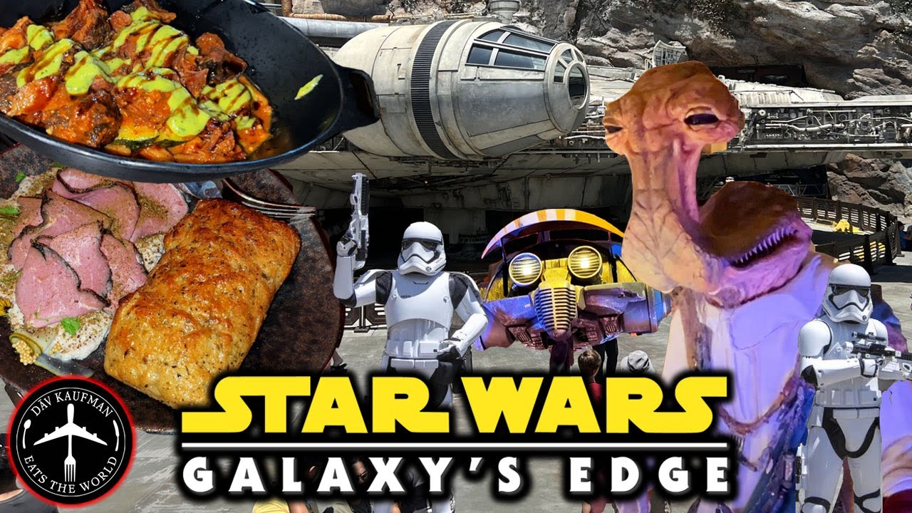 GALAXY'S EDGE at DISNEYLAND Food Guide! - YouTube
