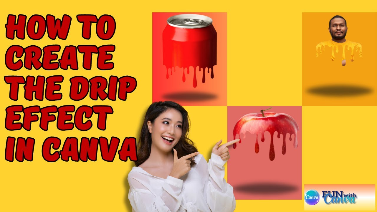 How to Create Awesome Drip Effects in Canva - YouTube