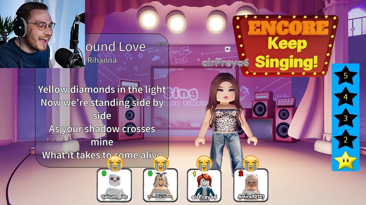 ohnepixel trolls kids in roblox karaoke... - YouTube